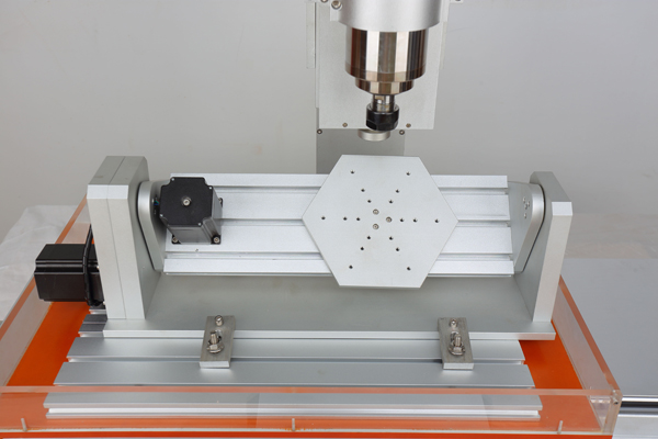 ChinaCNCzone HY-6040 Small Desktop DIY 5 Axis CNC Machine for Milling Engraving Wood, Brass, Acrylic